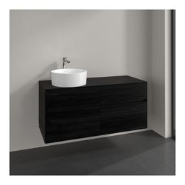 Villeroy & Boch Villeroy und Boch Collaro Waschtischunterschrank C04200AB 120x54,8x50cm, Waschtisch links, black oak