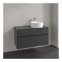 Villeroy & Boch Villeroy und Boch Collaro Waschtischunterschrank C04000VR 100x54,8x50cm, Waschtisch rechts, graphite