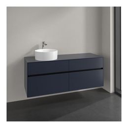 Villeroy & Boch Villeroy und Boch Collaro Waschtischunterschrank C04600VQ 140x54,8x50cm, Waschtisch links, marine blue
