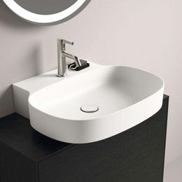 Ideal Standard Linda-X Waschtisch T4393V1 1 Hahnloch, ohne &Uuml;berlauf, 600 x 500 x 135 mm, seidenwei&szlig;
