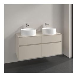 Villeroy & Boch Villeroy und Boch Collaro Waschtischunterschrank C04400VN 120x54,8x50cm, f&uuml;r 2 Waschtische, cashmere grey