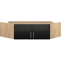 Schrankaufsatz Rauch, B:117cm H:39cm T:117cm, grau, Holzwerkstoff, Schlafzimmer, M&ouml;belaufs&auml;tze, "Celle"