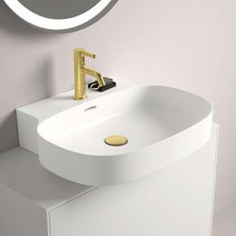 Ideal Standard Linda-X Waschtisch T4755MA 1 Hahnloch, mit &Uuml;berlauf, 600 x 500 x 135 mm, wei&szlig; Ideal Plus