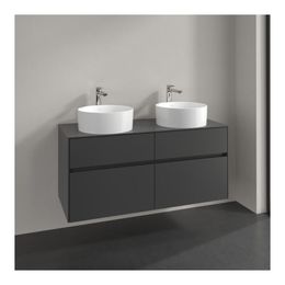Villeroy & Boch Villeroy und Boch Collaro Waschtischunterschrank C04400VR 120x54,8x50cm, f&uuml;r 2 Waschtische, graphite