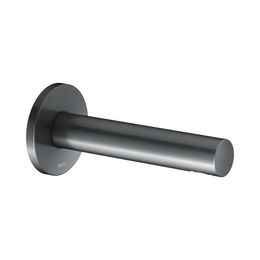 KEUCO IXMO Wanneneinlauf 59545130101 Ausladung 180 mm, Schwarzchrom geb&uuml;rstet, runde Rosette