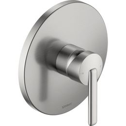 Duravit Balcoon Fertigmontageset BA4210010070 Unterputz-Brausearmatur, 1 Verbraucher, rund, Edelstahl geb&uuml;rstet