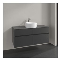 Villeroy & Boch Villeroy und Boch Collaro Waschtischunterschrank C04100VR 120x54,8x50cm, Waschtisch mittig, graphite