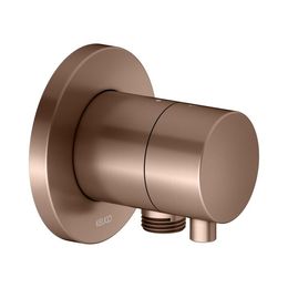 KEUCO IXMO Fertigmontageset 59556291101 Unterputz-2-Wege-Umstellventil, rund, Schlauchanschluss, rotgold geb&uuml;rstet