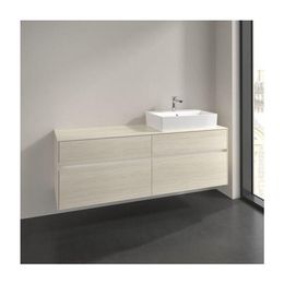 Villeroy & Boch Villeroy und Boch Collaro Waschtischunterschrank C13600AA 160x54,8x50cm, Waschtisch rechts, white oak