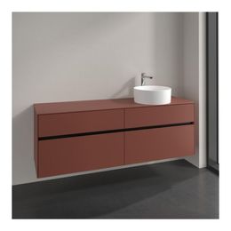 Villeroy & Boch Villeroy und Boch Collaro Waschtischunterschrank C05100AH 160x54,8x50cm, Waschtisch rechts, wine red