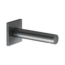 KEUCO Ixmo Wanneneinlauf 59545130102 180mm, Schwarzchrom geb&uuml;rstet, eckige Rosette