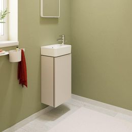 Hansgrohe Xilesa E Waschtischunterschrank 54244780 340x240mm, f&uuml;r Handwaschbecken, T&uuml;ranschlag rechts, sandbeige matt