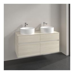 Villeroy & Boch Villeroy und Boch Collaro Waschtischunterschrank C04400AA 120x54,8x50cm, f&uuml;r 2 Waschtische, white oak