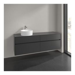 Villeroy & Boch Villeroy und Boch Collaro Waschtischunterschrank C05000VR 160x54,8x50cm, Waschtisch links, graphite