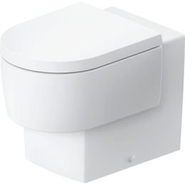 Duravit Balcoon Stand-WC 207109AC00 37x54cm, 4,5 l, Rimless, Abgang waagerecht, wei&szlig; Seidenmatt