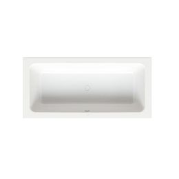 Bette One Badewanne 331400PLUS 190 x 90 cm, weiss GlasurPlus, mit rundem Auslauf
