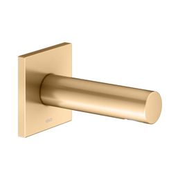 KEUCO IXMO Wanneneinlauf 59545250002 Ausladung 130 mm, messing geb&uuml;rstet, eckige Rosette
