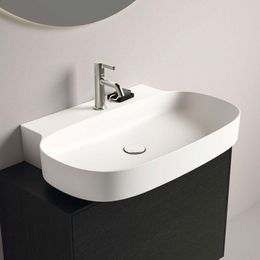 Ideal Standard Linda-X Waschtisch T4396V1 1 Hahnloch, ohne &Uuml;berlauf, 750 x 500 x 130 mm, seidenwei&szlig;
