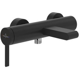 Villeroy & Boch Villeroy und Boch Dawn Einhebel-Badewannenarmatur TVT106501151K5 mit Umsteller, R&uuml;ckflussschutz, Wandmontage, matt black
