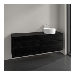 Villeroy & Boch Villeroy und Boch Collaro Waschtischunterschrank C05100AB 160x54,8x50cm, Waschtisch rechts, black oak