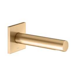 KEUCO IXMO Wanneneinlauf 59545250102 Ausladung 180 mm, messing geb&uuml;rstet, eckige Rosette