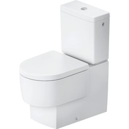 Duravit Balcoon Stand-WC 207009AC00 37x65cm, 4,5 l, Rimless, Abgang waagerecht, wei&szlig; Seidenmatt