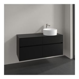Villeroy & Boch Villeroy und Boch Collaro Waschtischunterschrank C04300VL 120x54,8x50cm, Waschtisch rechts, volcano black