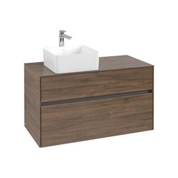 Villeroy & Boch Villeroy und Boch Collaro Waschtischunterschrank C03900VH 100 x 54,8 x 50 cm, Waschtisch links, Arizona Oak