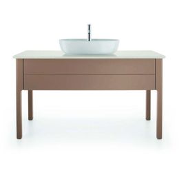 Duravit Luv Waschtisch-Unterschrank LU956105454 133,8x57x74,3cm, 1 Auszug, stehend, Mandel Seidenmatt