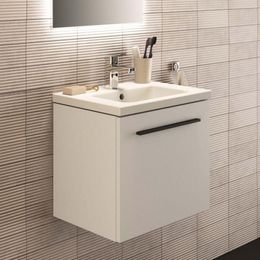 Ideal Standard i.life S M&ouml;bel-Waschtisch T459101 mit Hahnloch und &Uuml;berlauf, 51 x 38,5 x 18 cm, wei&szlig;