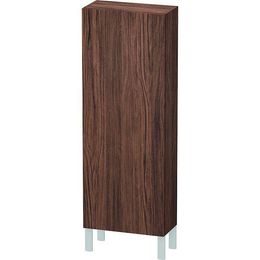 Duravit L-Cube Halbhochschrank LC1169L2121 50x24,3x132cm, T&uuml;r links, nussbaum dunkel