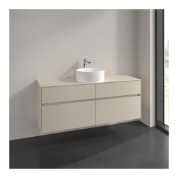 Villeroy & Boch Villeroy und Boch Collaro Waschtischunterschrank C04500VN 140x54,8x50cm, Waschtisch mittig, cashmere grey
