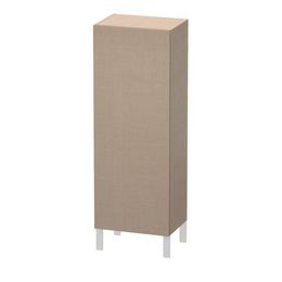 Duravit L-Cube Halbhochschrank LC1179R7575 50x36,3x132cm, T&uuml;r rechts, leinen