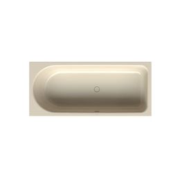 Bette BetteOcean Low-Line Badewanne 8839-006 jasmin, 180x80x38cm, Fu&szlig;ende rechts, &Uuml;berlauf vorne