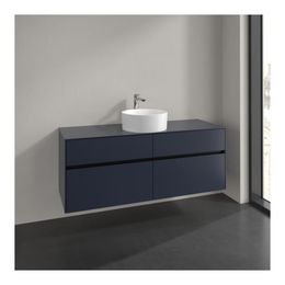 Villeroy & Boch Villeroy und Boch Collaro Waschtischunterschrank C04500VQ 140x54,8x50cm, Waschtisch mittig, marine blue