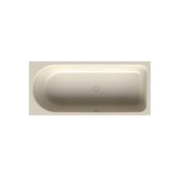 Bette BetteOcean Low-Line Badewanne 8839-001 pergamon, 180x80x38cm, Fu&szlig;ende rechts, &Uuml;berlauf vorne