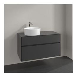Villeroy & Boch Villeroy und Boch Collaro Waschtischunterschrank C03900VR 100x54,8x50cm, Waschtisch links, graphite