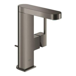Grohe Plus Waschtisch-Einhebelmischer 23871AL3 M-Size, mit Ablauf 1 1/4", mit Temperaturbegrenzer, hard graphite geb&uuml;rstet