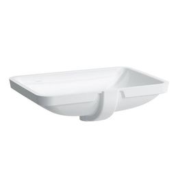 Laufen Pro S Einbau-Waschtisch 8119694001091 60 x 40 cm, weiss, ohne Hahnloch, mit &Uuml;berlauf