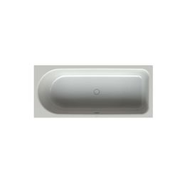 Bette BetteOcean Low-Line Badewanne 8835-002 manhattan, 170x75x38cm, Fu&szlig;ende rechts, &Uuml;berlauf vorne