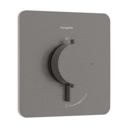 Hansgrohe Ecostat Comfort Q Thermostat 33712340 Unterputz, f&uuml;r 1 Verbraucher, 25,9 l/min, brushed black chrome