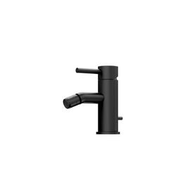 Steinberg Serie 100 Bidetarmatur 1001300S Matt Black, mit Ablaufgarnitur