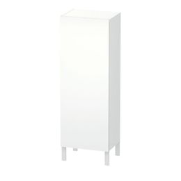 Duravit L-Cube Halbhochschrank LC1179R1818 50x36,3x132cm, T&uuml;r rechts, wei&szlig; matt