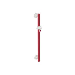 HEWI System 800 K Brausehalterstange 950.33.1209933 Au&szlig;enma&szlig; 1100 mm, rubinrot, reinwei&szlig;