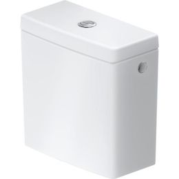 Duravit Balcoon Sp&uuml;lkasten 095700AC85 35x17,5cm, wei&szlig; Seidenmatt, Inkl. Innengarnitur, 4,5/3 l, Dual Flush