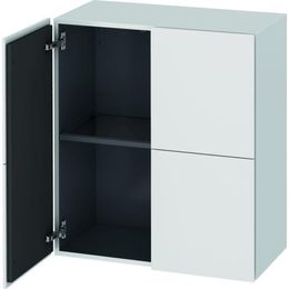 Duravit L-Cube Halbhochschrank LC117701818 weiss matt, 70 x 80 x 36,3 cm, 2 T&uuml;ren
