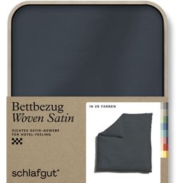 Bettbezug Schlafgut, B:200cm L:200cm, grau, Mako-Satin, Obermaterial: 100% Baumwolle, Bettbez&uuml;ge, "Woven Satin", besonders dicht gewebt, Mix & Match: