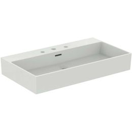 Ideal Standard Extra Waschtisch R054801 3 Hahnl&ouml;cher, mit &Uuml;berlauf, geschliffen, wei&szlig;