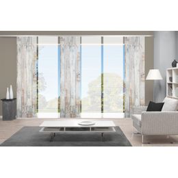 Schiebegardine Vision, B:60cm H:260cm, beige, Polyester, Wohnzimmer, Gardinen, "LIZZA", SET,SCHIEBEVORHANG,BAMBUS,DIGITALDRUCK