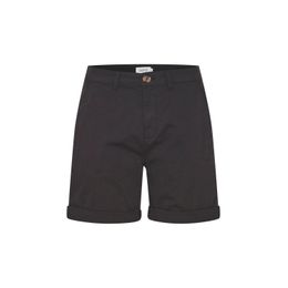 oxmo Damen Shorts "Shorts OXCharline", schwarz, Gr. 38, Obermaterial: 98% Baumwolle CO. 2% Elasthan EL., Hosen